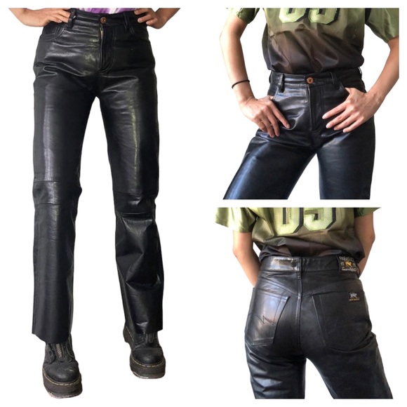 Parasuco | Jeans | Vintage Parasuco Extreme Fit Black Leather Jeans ...
